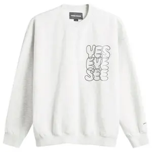 YESEYESEE C-logo Sweatshirt - Light Grey