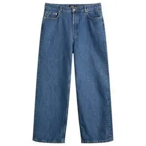 A.p.c. Aaron Wide Denim Jeans - Washed Indigo