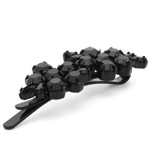 Simone Rocha Mini Hellebore Flower Hair Clip - Jet