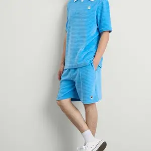 Casablanca Velour Pintuck Shorts