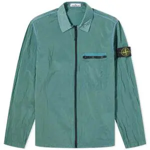 Stone Island Nylon Metal Shirt Jacket - Light Green