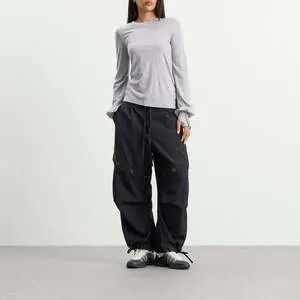 Y3 Chince Drape Long Sleeve Top