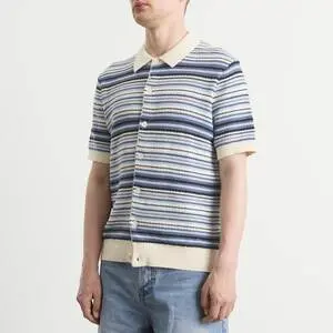 Nn07 Nolan Stripe Polo Cardigan