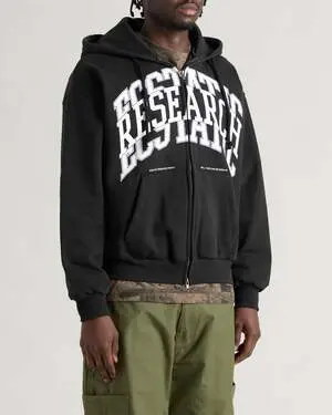 ECSTATIC RESEARCH Campus Zip Hoodie