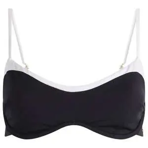 TALA Contrast Underwired Bikini Top - Shadow Black