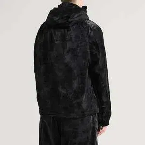 Y3 Marble Nylon Hoodied Coat