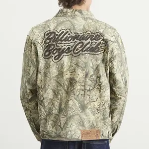 BILLIONAIRE BOYS CLUB Diamonds & Dollars Tree Trucker J Jacket