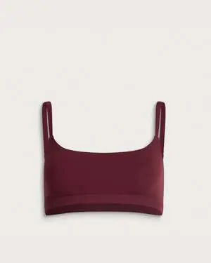 SKIMS Fits Everybody Scoop Bralette - Currant