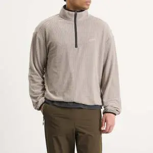 MELLOW CLO Summit Half Zip Fleece - Stone