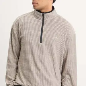 MELLOW CLO Summit Half Zip Fleece - Stone