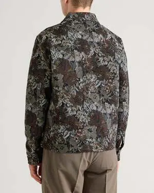 LES DEUX Rose Jacquard Overshirt