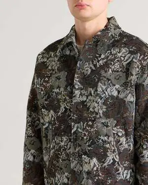 LES DEUX Rose Jacquard Overshirt