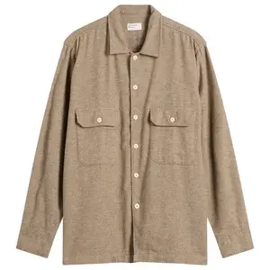 Universal Works Alaska Cotton Utility Shirt - Olive