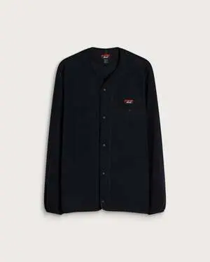 NANGA Air Warm Fleece Cardigan - Black