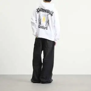 Balenciaga Metal Merch Oversized Zip-up Hoodie