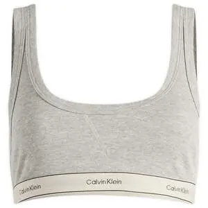 Calvin Klein Heritage Unlined Bralette - Grey Heather