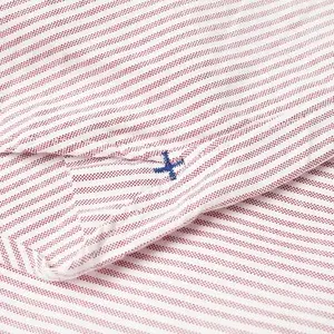 BEAMS Button Down Candy Stripe Shirt