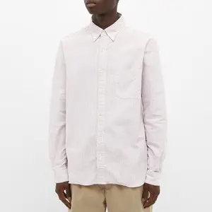 BEAMS Button Down Candy Stripe Shirt