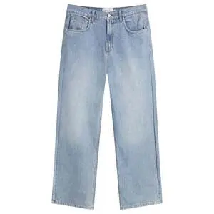 WAX LONDON Vintage Denim Loose Fit Jeans - Antique Blue
