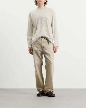 Our Legacy Spirit Print Box Long Sleeve Top