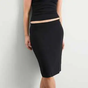 SKIMS Smooth Lounge Midi Skirt