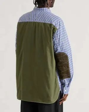Junya Watanabe Mixed Check Corduroy Ripstop Shirt