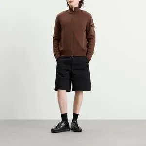 Moncler Hybrid Wool Zip Through Jacket
