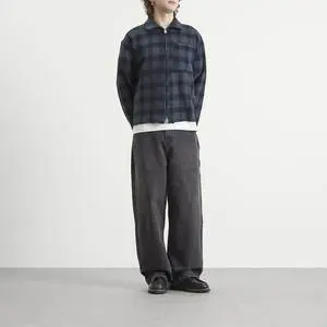 ABOUT:BLANK Plaid Zipped Overshirt