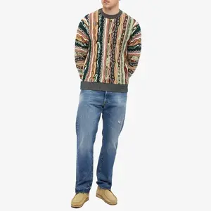Wood Wood Beckett Coogi Knit Jumper Sweatshirt | | 100% Wool | End Clothing