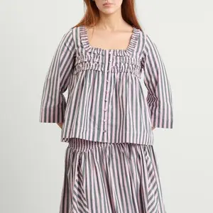 DAMSON MADDER Leilani Blouse | Cotton/eva | End Clothing