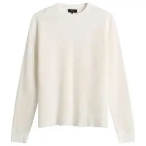 BEAMS Thermal Long Sleeve T-shirt - White