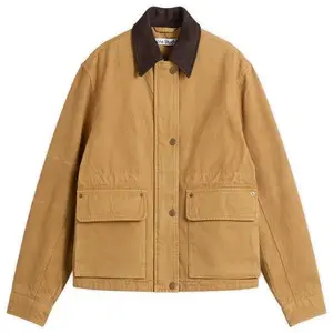 Acne Studios Onuk Canvas Wash Jacket - Rust Brown