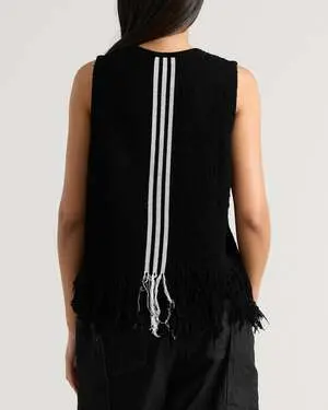 Y3 Knit Fringe Vest