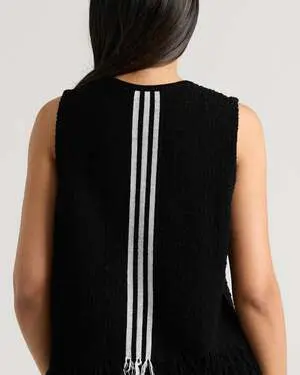Y3 Knit Fringe Vest