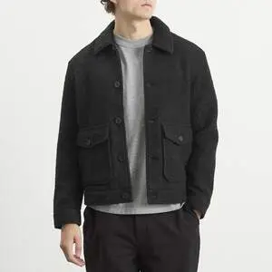 WAX LONDON Newgate Melange Wool Jacket