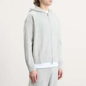 MKI MIYUKI ZOKU Mohair Blend Knit Zip Hoodie