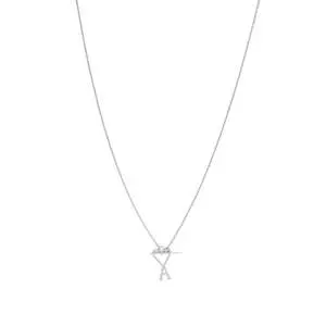 AMI Paris Adc Chain Necklace - Silver