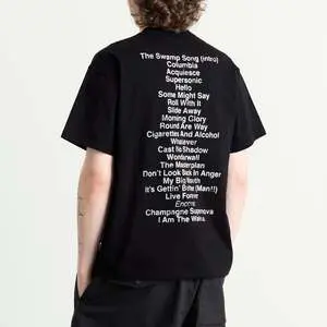 PLEASURES X Oasis All Access T-shirt