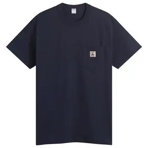RANDY'S GARMENTS Inc. Logo Pocket T-shirt - Navy