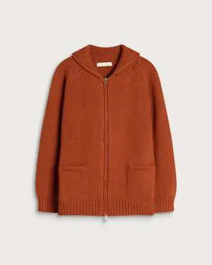 FRIZMWORKS Heavy Cowichan Cardigan Exclusive - Brick