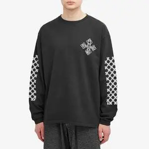 Rhude Corss Logo Long Sleeve T-shirt