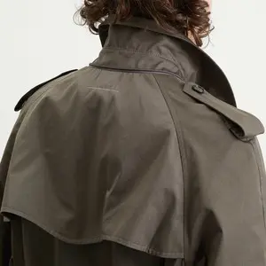 MAISON MARGIELA Trench Coat With Detachable Hood Jacket