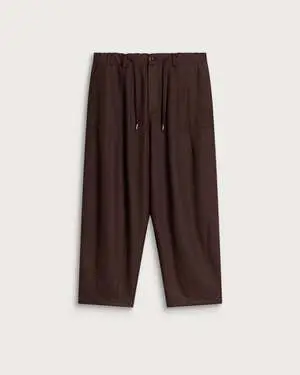 FRIZMWORKS Wool Balloon Pants Exclusive - Brown