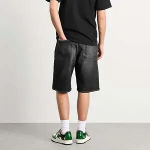 A BATHING APE Twin Sta Relaxed Fit Denim Shorts