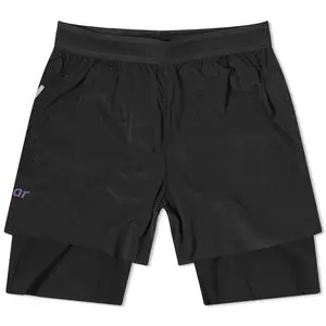 SOAR Dual Run Shorts - Black