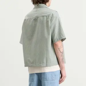 ABOUT:BLANK Seersucker Shorts Sleeve Shirt