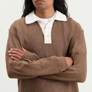 PALMES Knitted Rugby Shirt