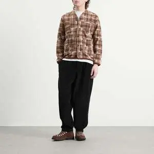 Universal Works Patch Check Fleece Cardigan