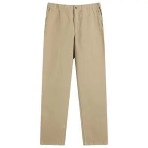 Norse Projects Ezra Relaxed Cotton Linen Trousers - Clay