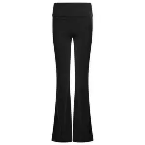 TALA Dayflex Fold Waist Flare Trousers 30 - Shadow Black